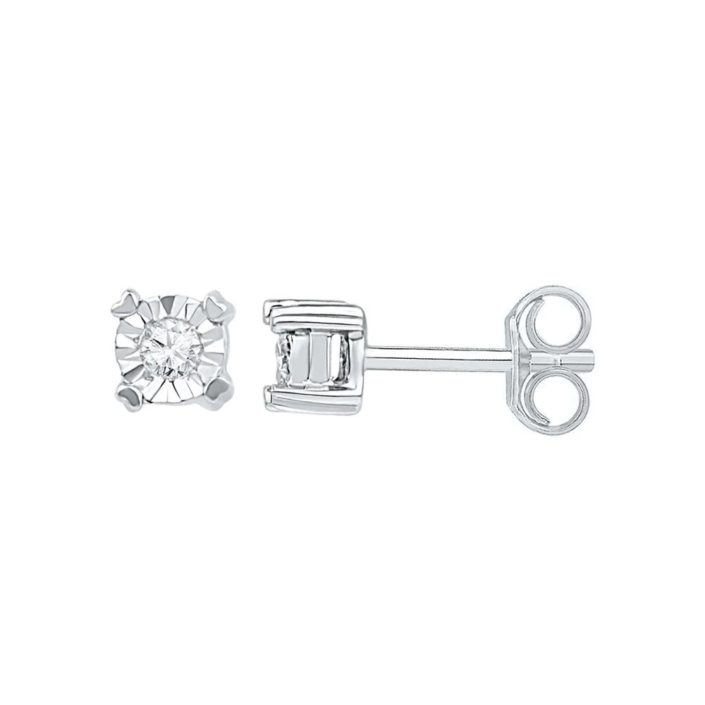 Diamond Solitaire Studs | Temple & Grace NZ