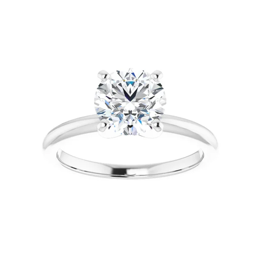2 carat solitaire engagement ring | Temple & Grace NZ