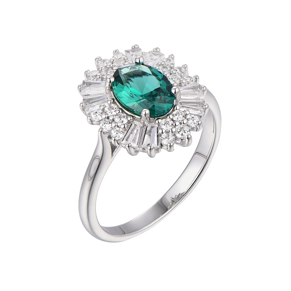 Teal sapphire engagement ring | Temple & Grace NZ