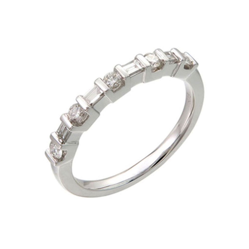 Partial Bezel set Wedding Ring | Temple & Grace NZ