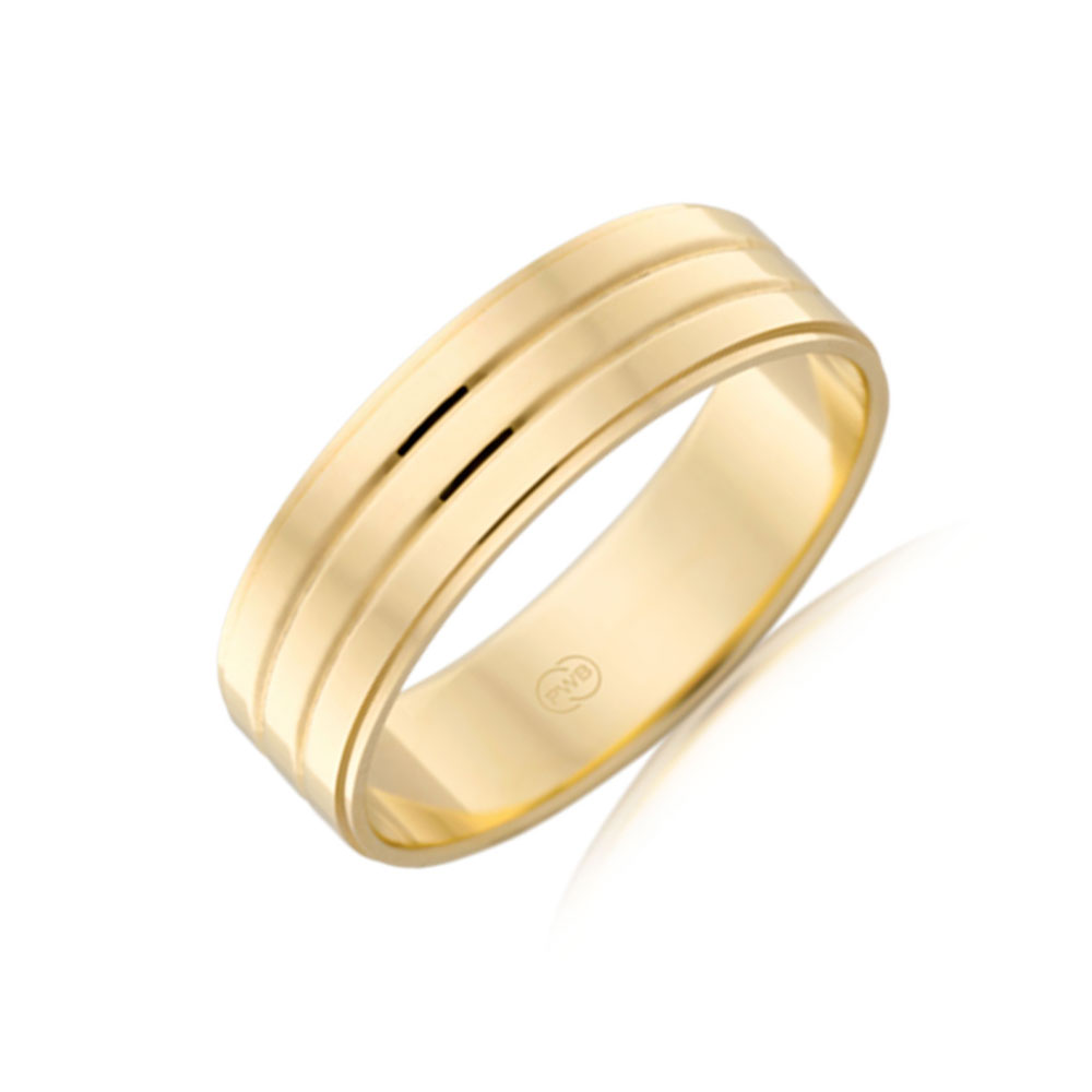 Plain Gold Band Ring | Temple & Grace NZ