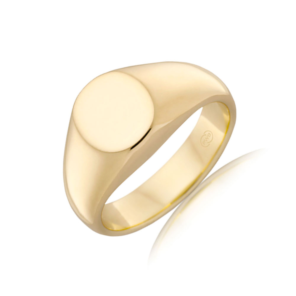 Classic Signet Wedding Ring For Men | Temple & Grace NZ