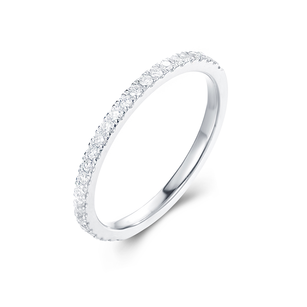 Fine Lab Diamond Wedding Ring | Temple & Grace NZ
